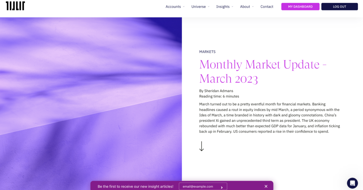 Monthly Market Update - February 2023 - TILLIT
